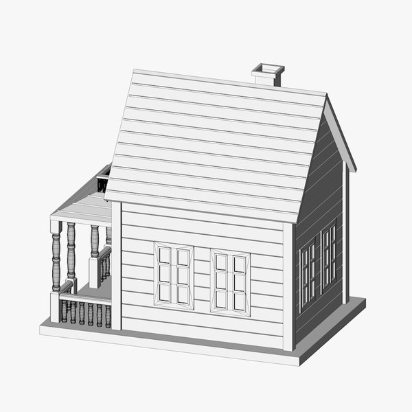 3d cartoon house model