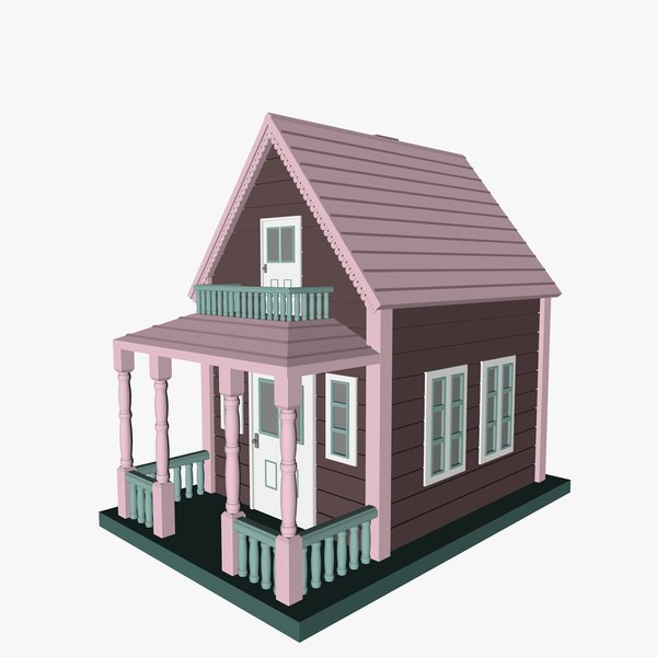 3d cartoon house model