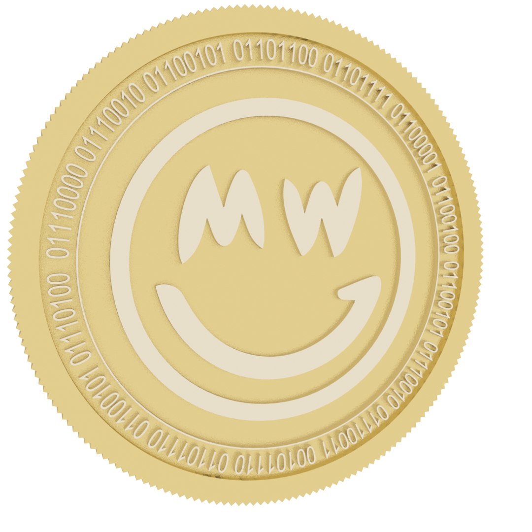 Grin gold coin 3D model - TurboSquid 1457877