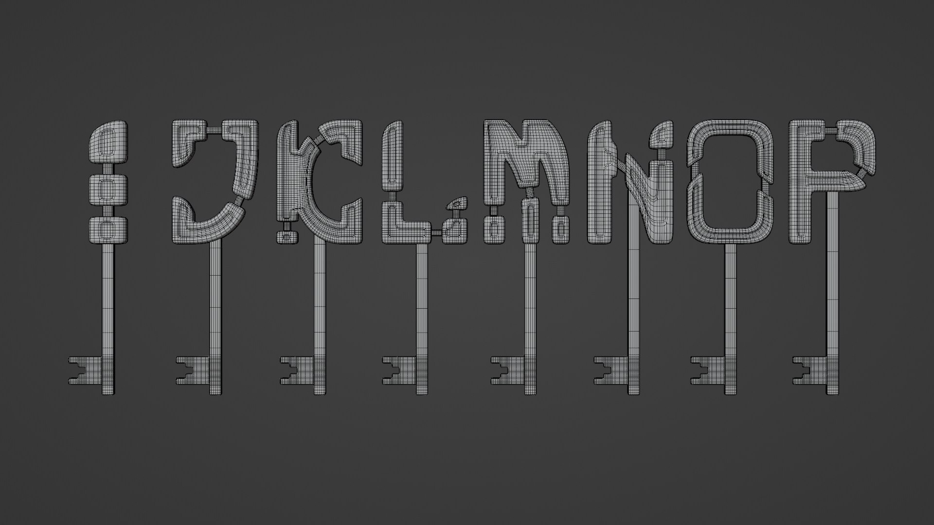 3D Alphabet Keys - TurboSquid 1826925