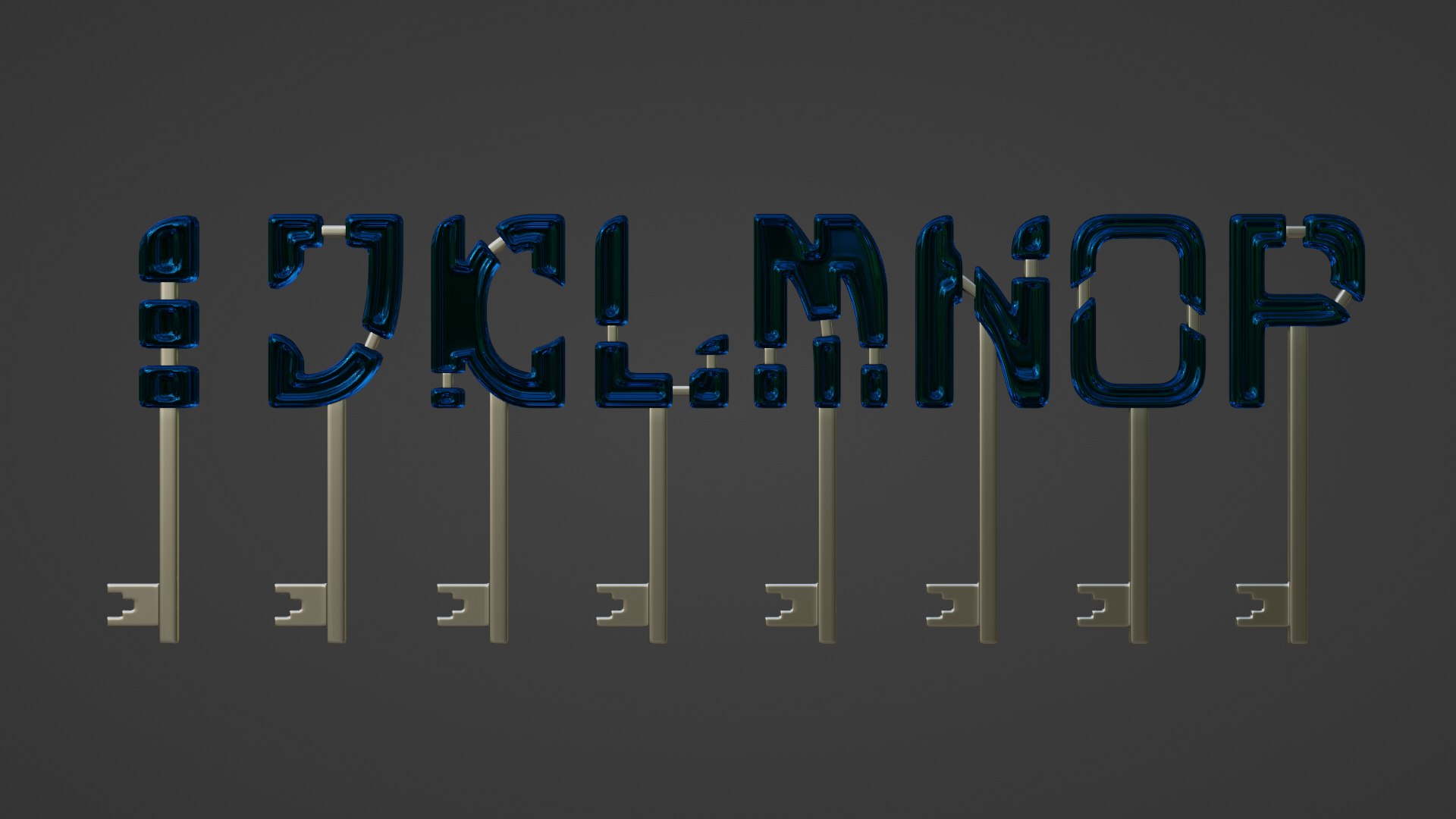 3D Alphabet Keys - TurboSquid 1826925