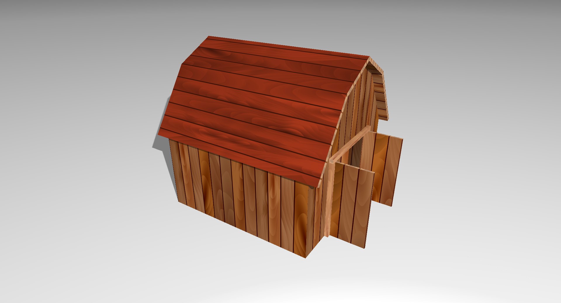 Cartoon farm 3D - TurboSquid 1863480