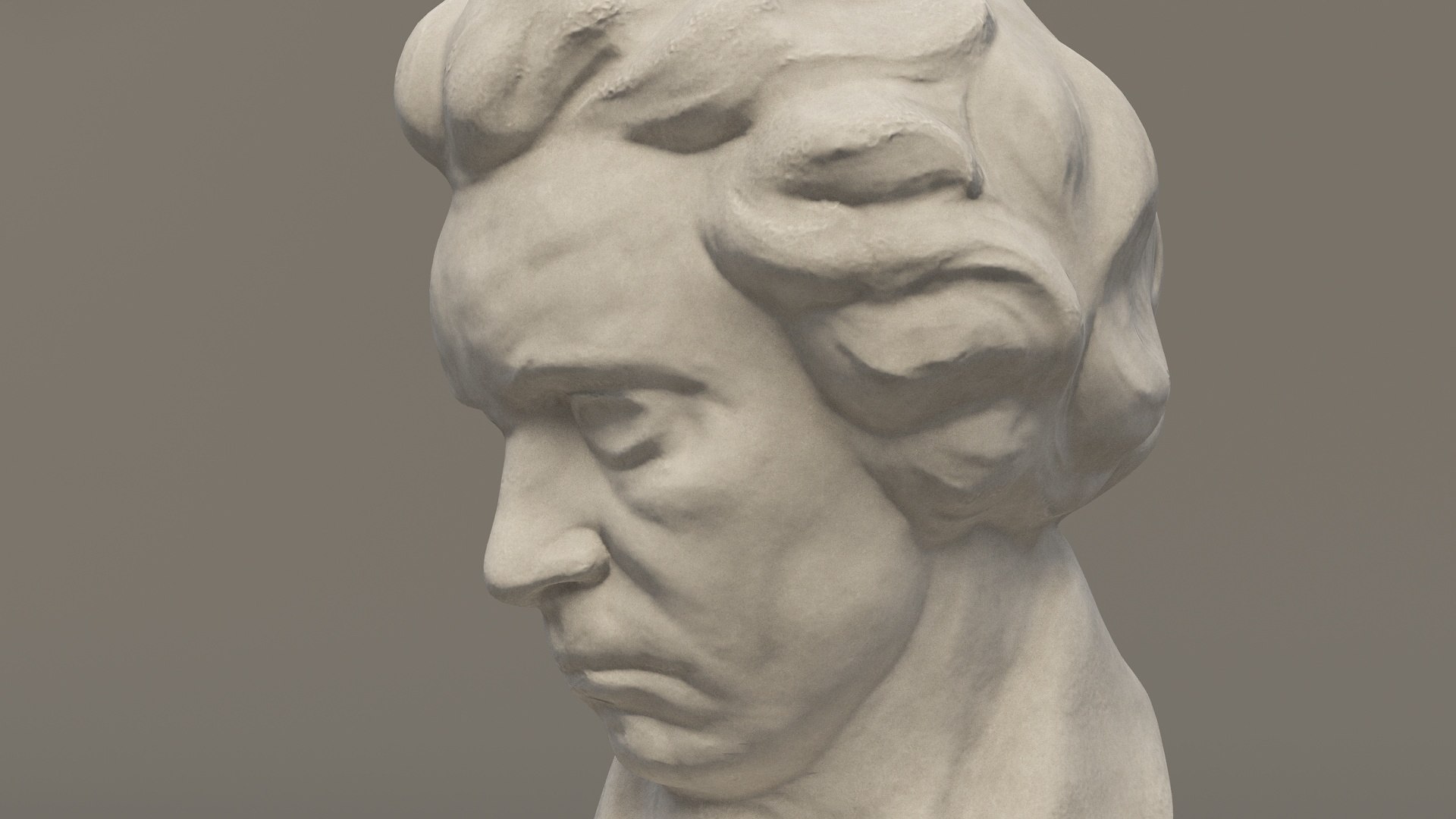 3D Model Beethoven Bust - TurboSquid 1447584