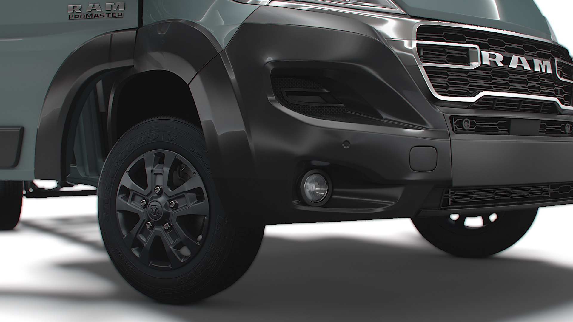 RAM Promaster Chassis HQ Interior Single Cab 3450 WB 2023 3D ...