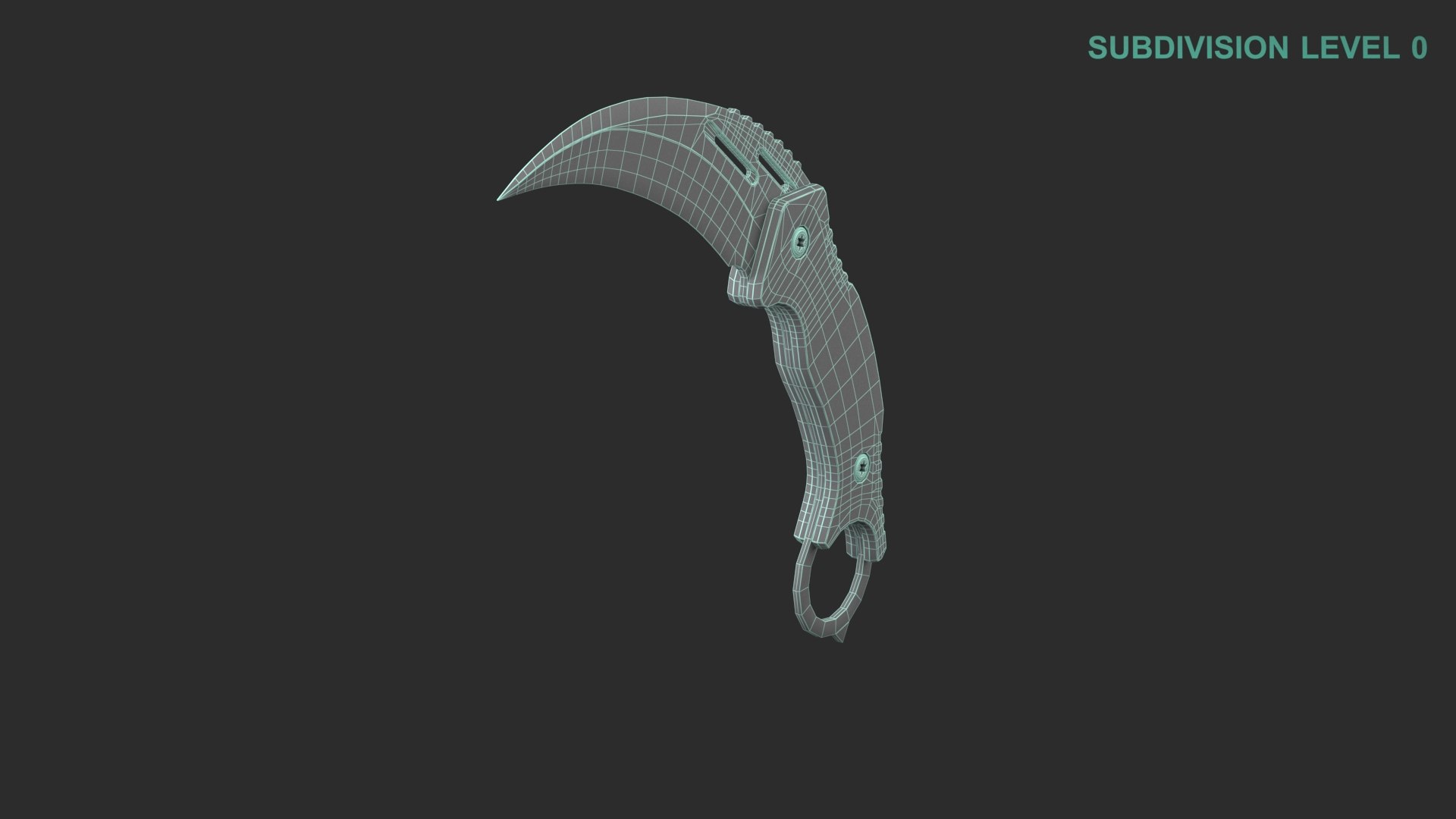 3D Karambit Model - TurboSquid 1969102