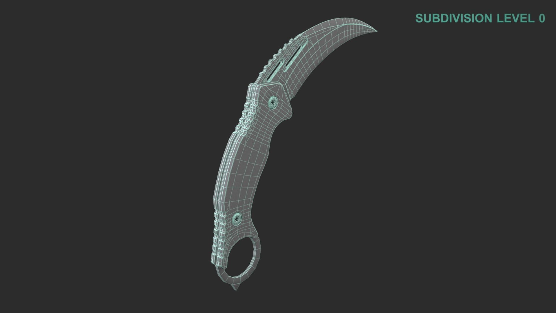 3D Karambit Model - TurboSquid 1969102