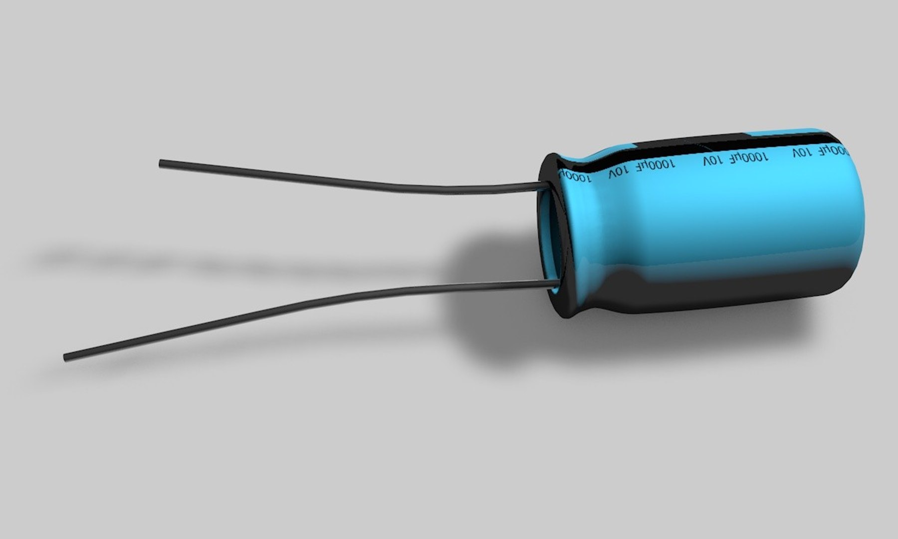 Free Capacitor 3d Model