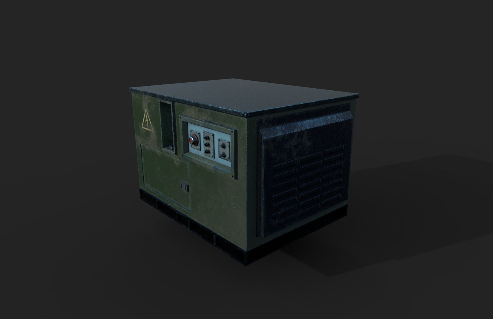 3D Old Generator Model - TurboSquid 1509874