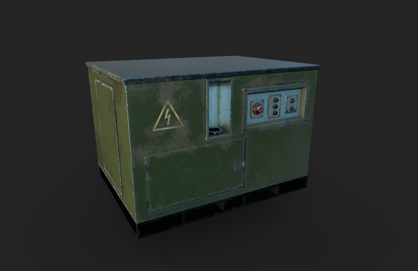 3D Old Generator Model - TurboSquid 1509874