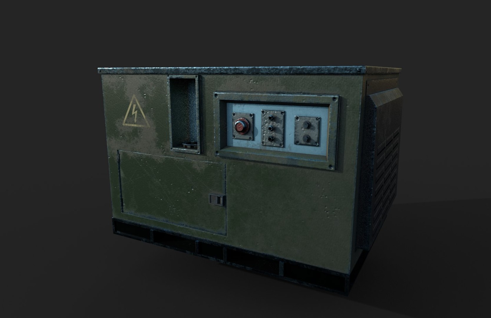 3D Old Generator Model - TurboSquid 1509874
