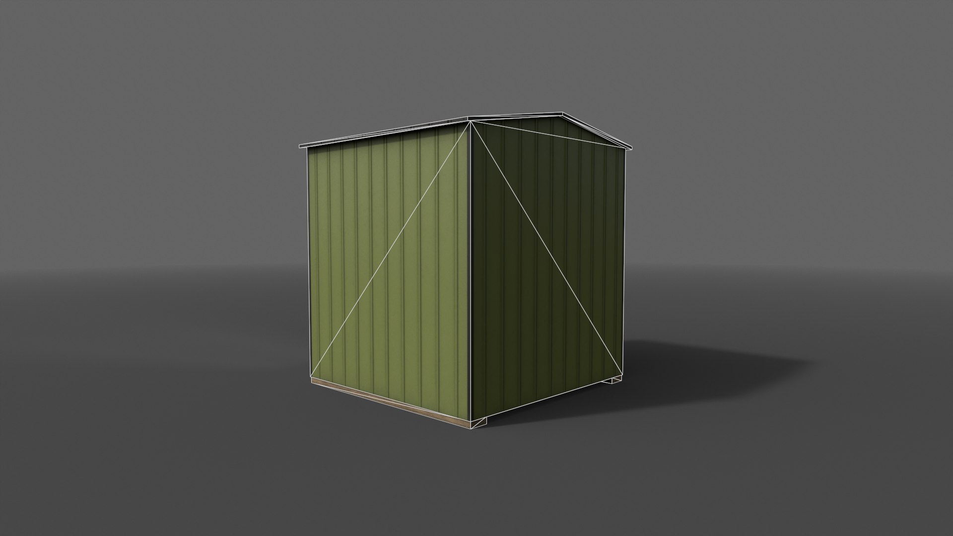 3D PBR Shed House A V1 - TurboSquid 2044635