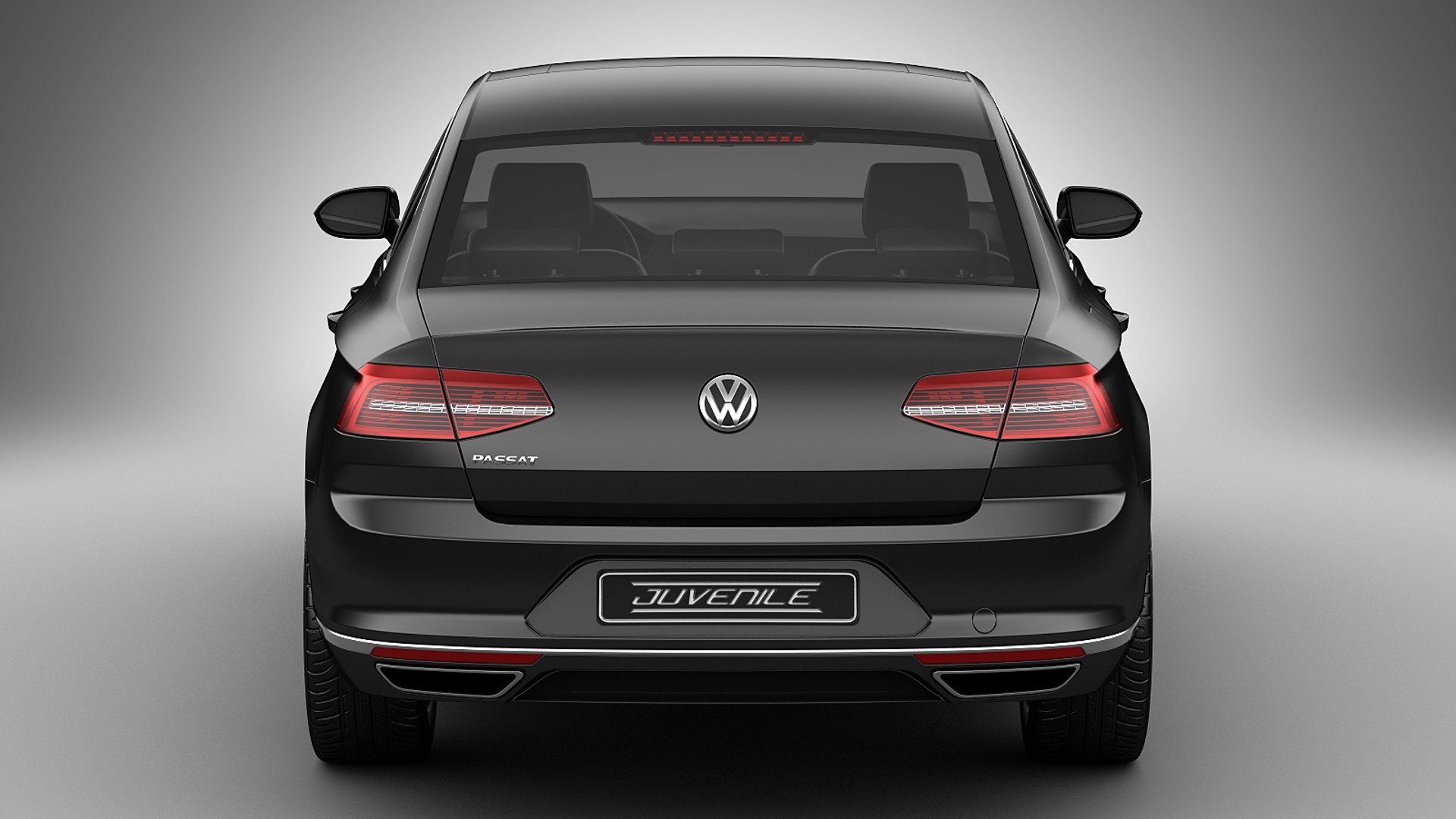 3d volkswagen passat b8 model