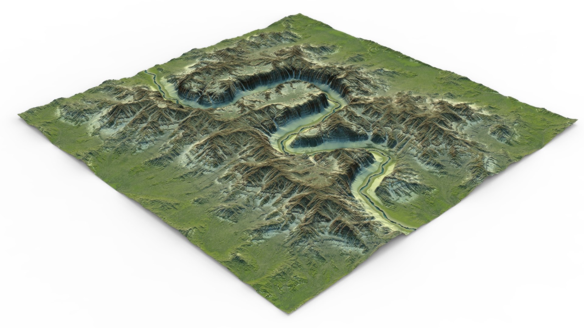 Games Maps Terrain 3D - TurboSquid 1523497