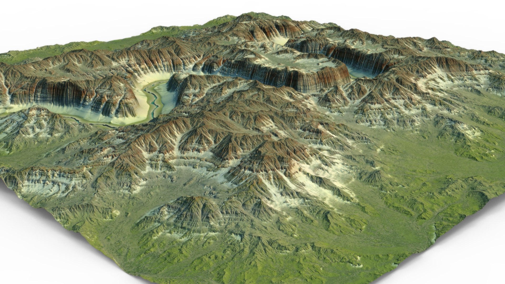 Games Maps Terrain 3D - TurboSquid 1523497