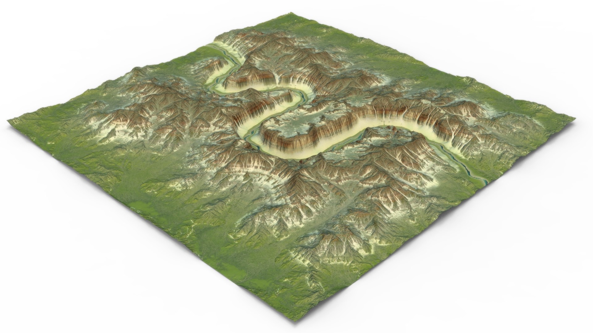 Games Maps Terrain 3D - TurboSquid 1523497
