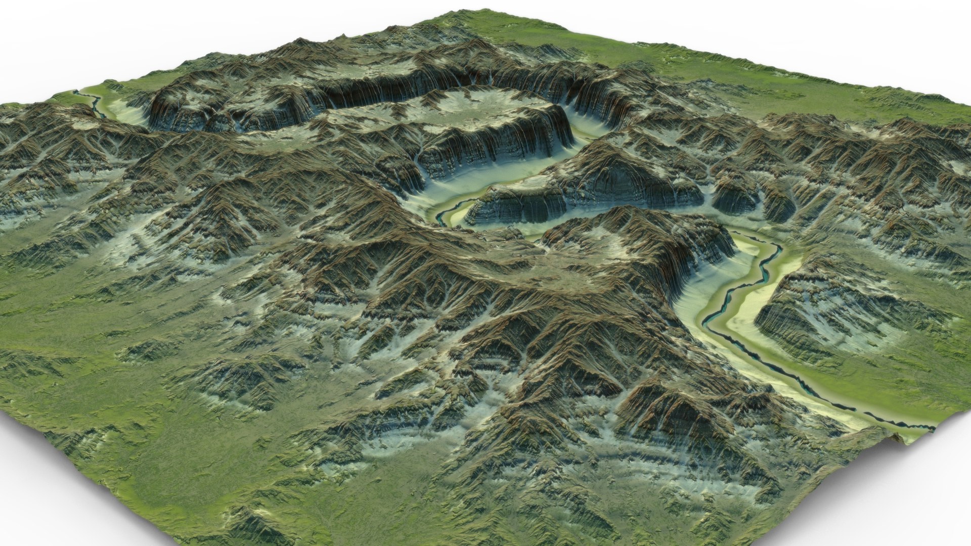 Games Maps Terrain 3D - TurboSquid 1523497