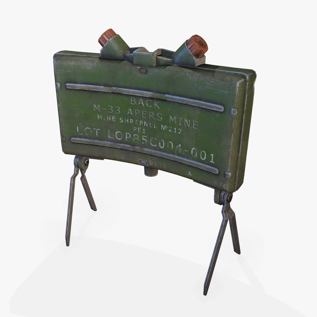 Claymore Pbr Model - TurboSquid 1166060