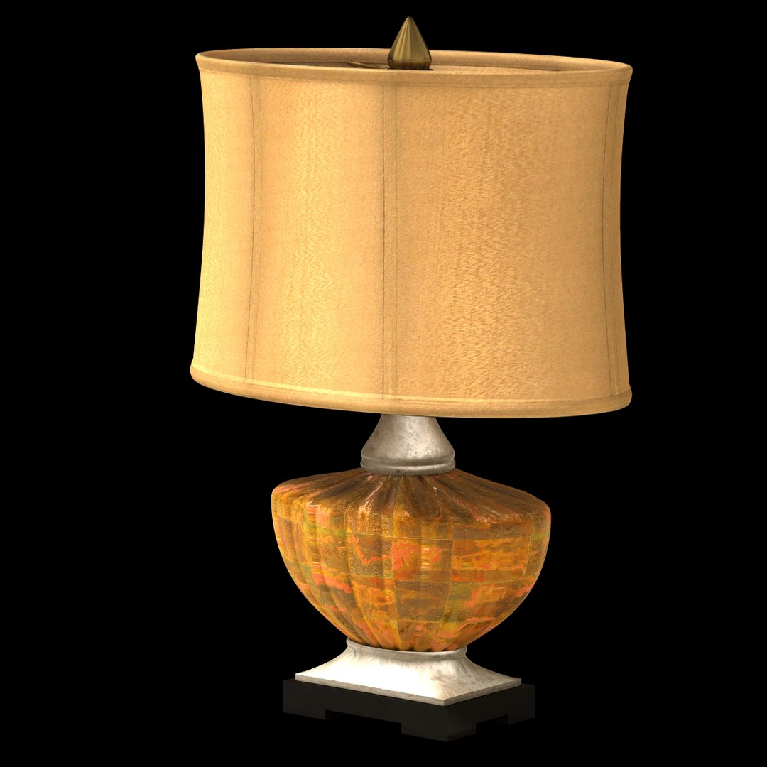 3d model classic table lamp