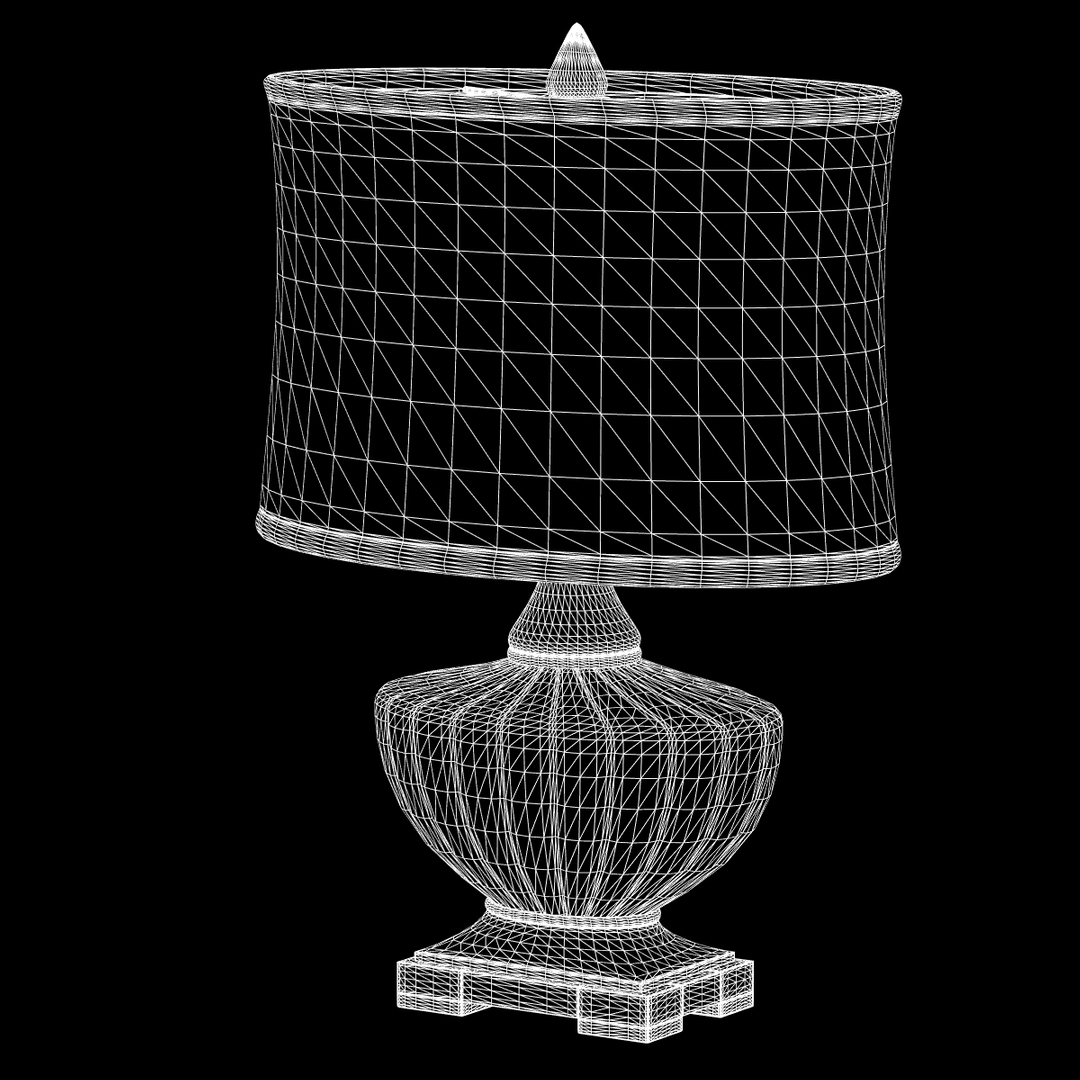 3d model classic table lamp