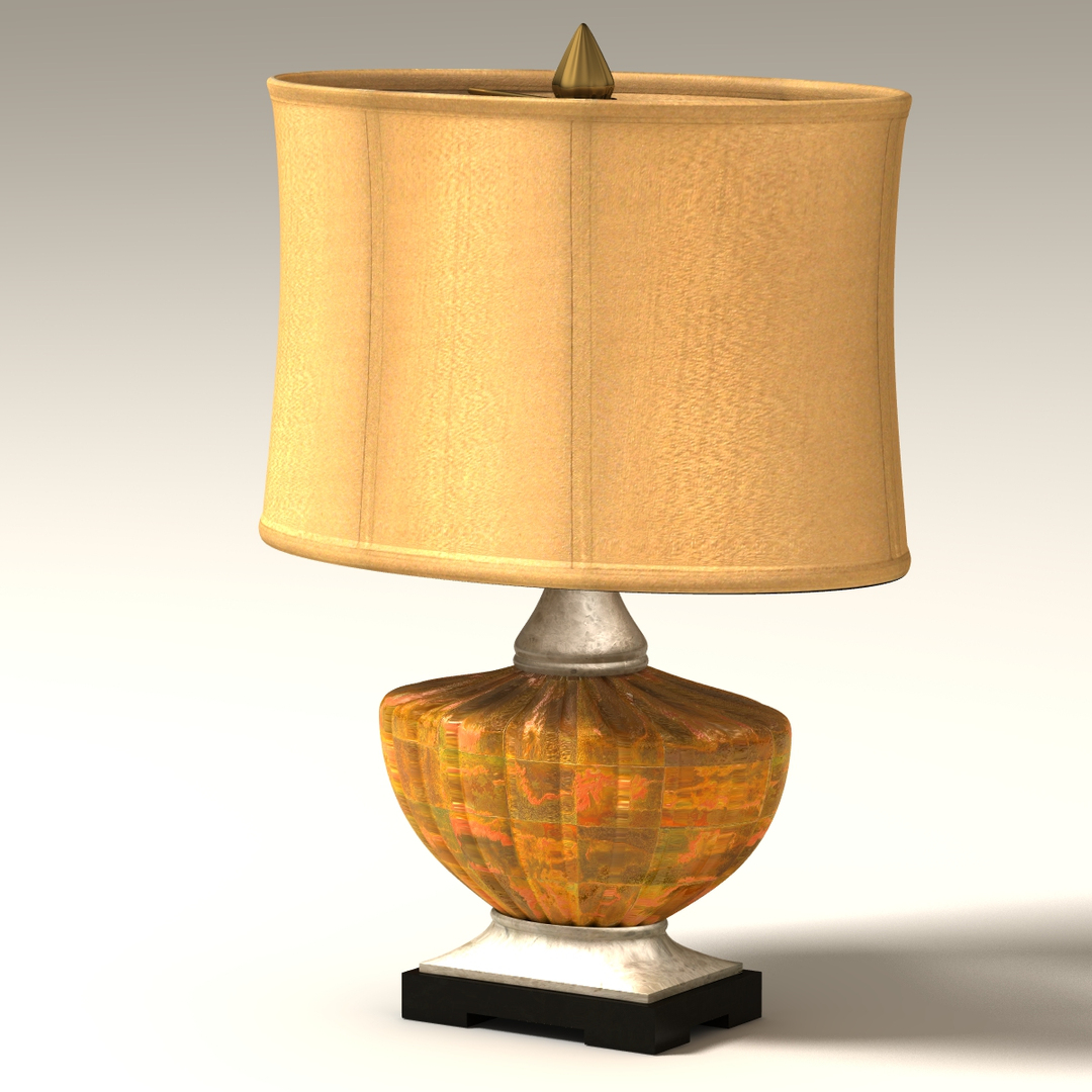 3d model classic table lamp