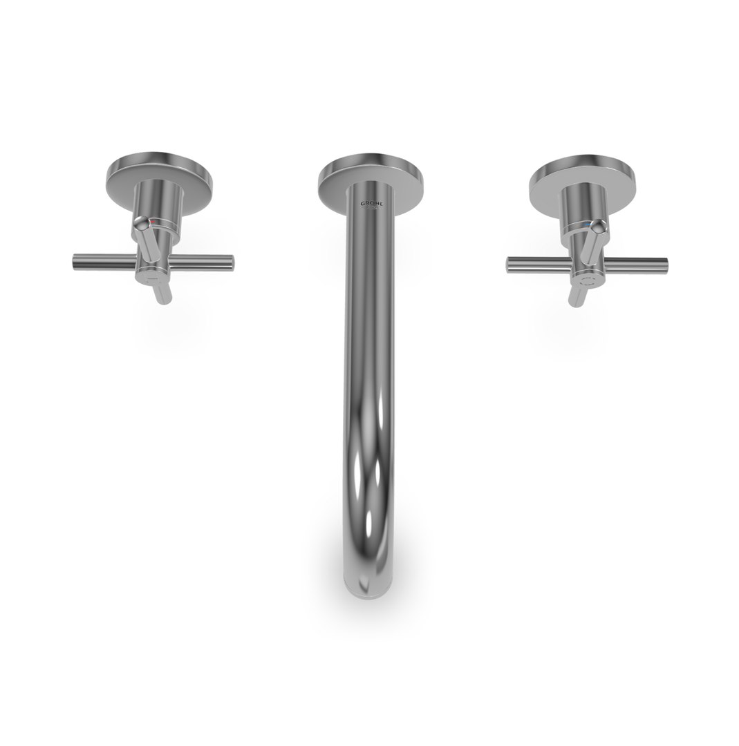 Grohe Product-faucet- Wall Mounted Basin Mixer Atrio Model - TurboSquid ...