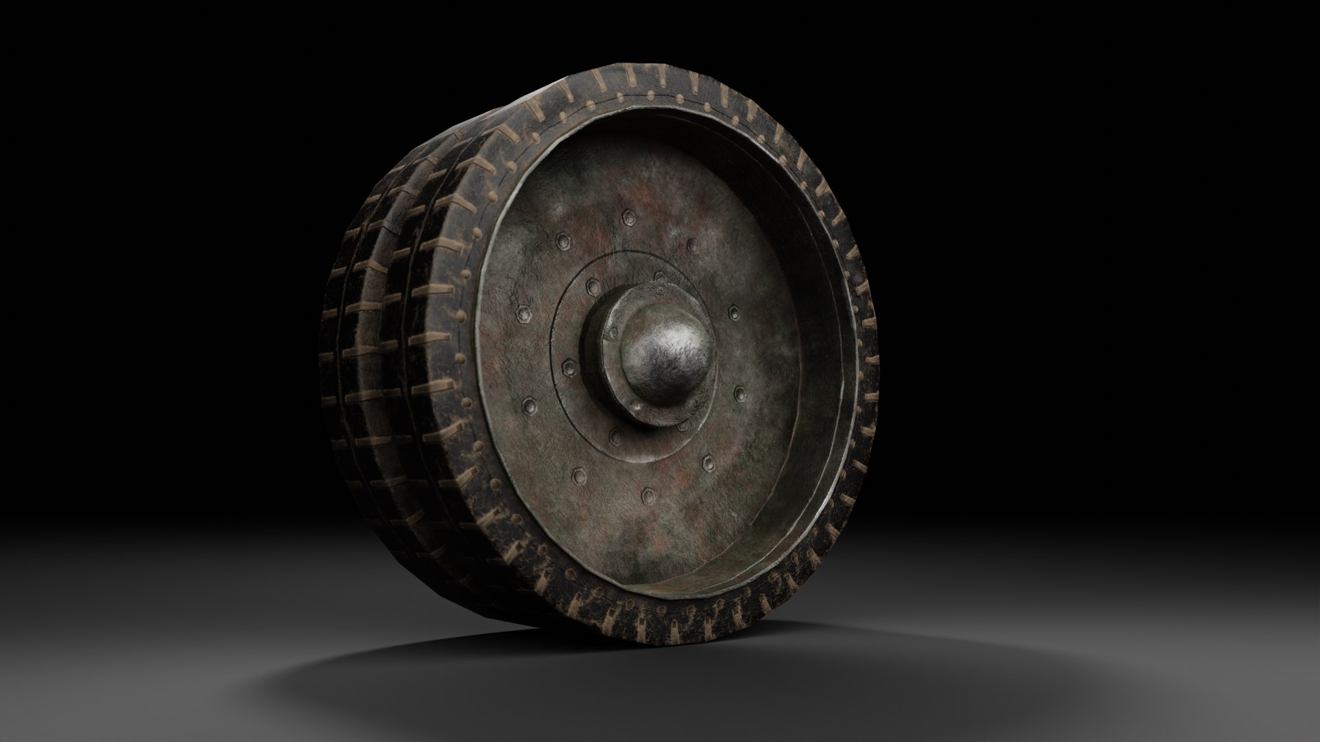 3D game ready tank wheel - TurboSquid 2081327