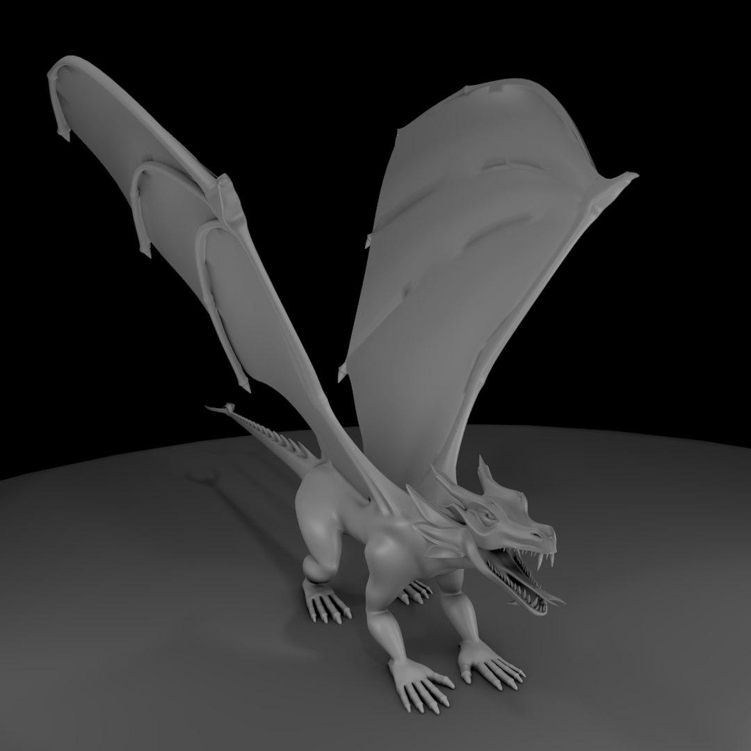 3D Dragon - TurboSquid 555266