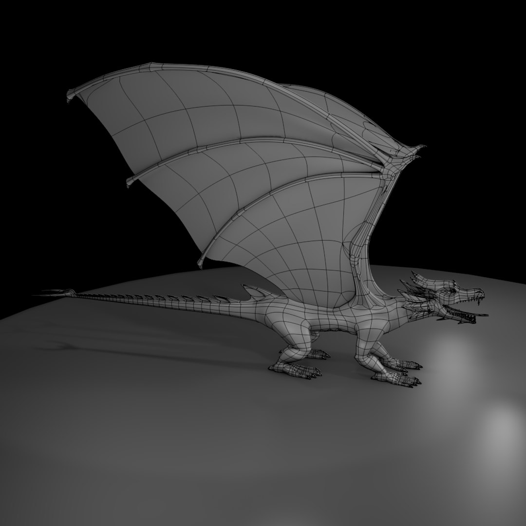 3D Dragon - TurboSquid 555266