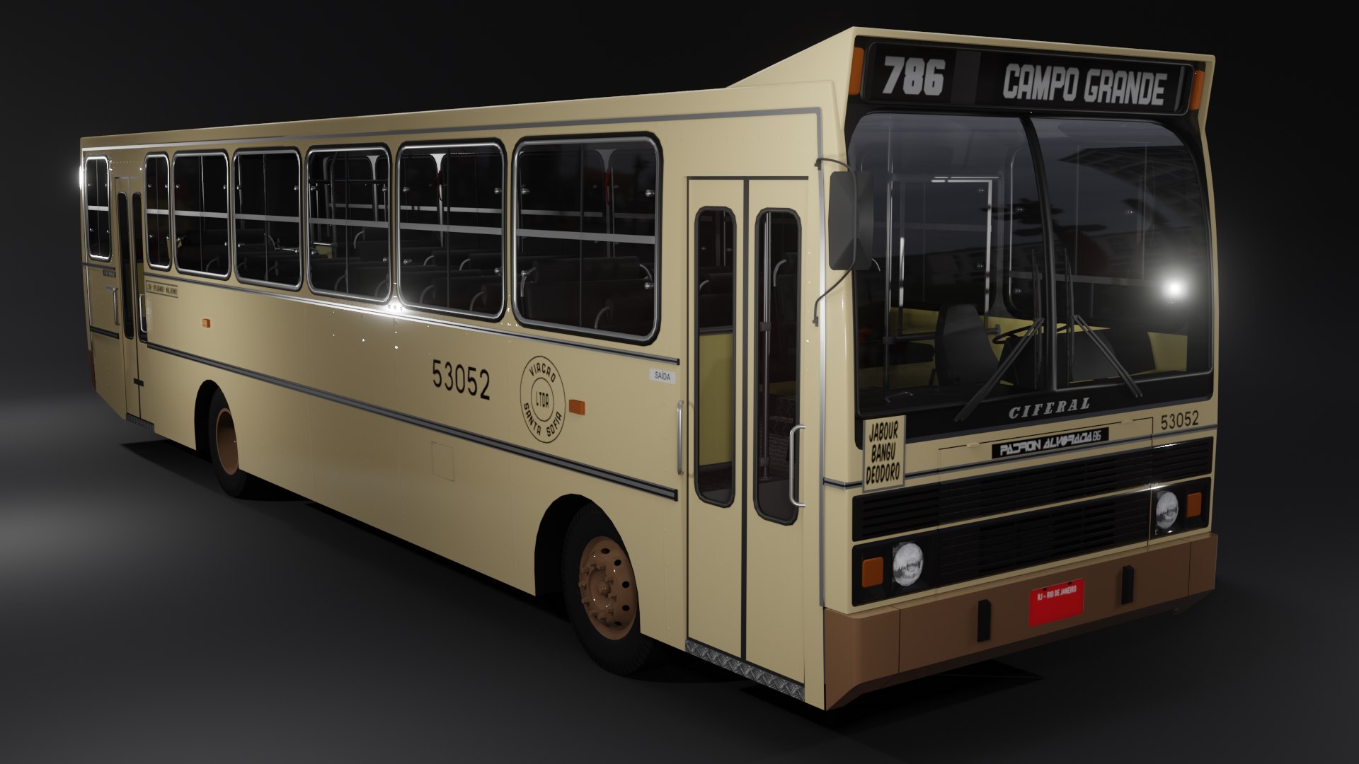 3D Ciferal Padron Alvorada 86 MB 1313 Santa Sofia model - TurboSquid 2146218