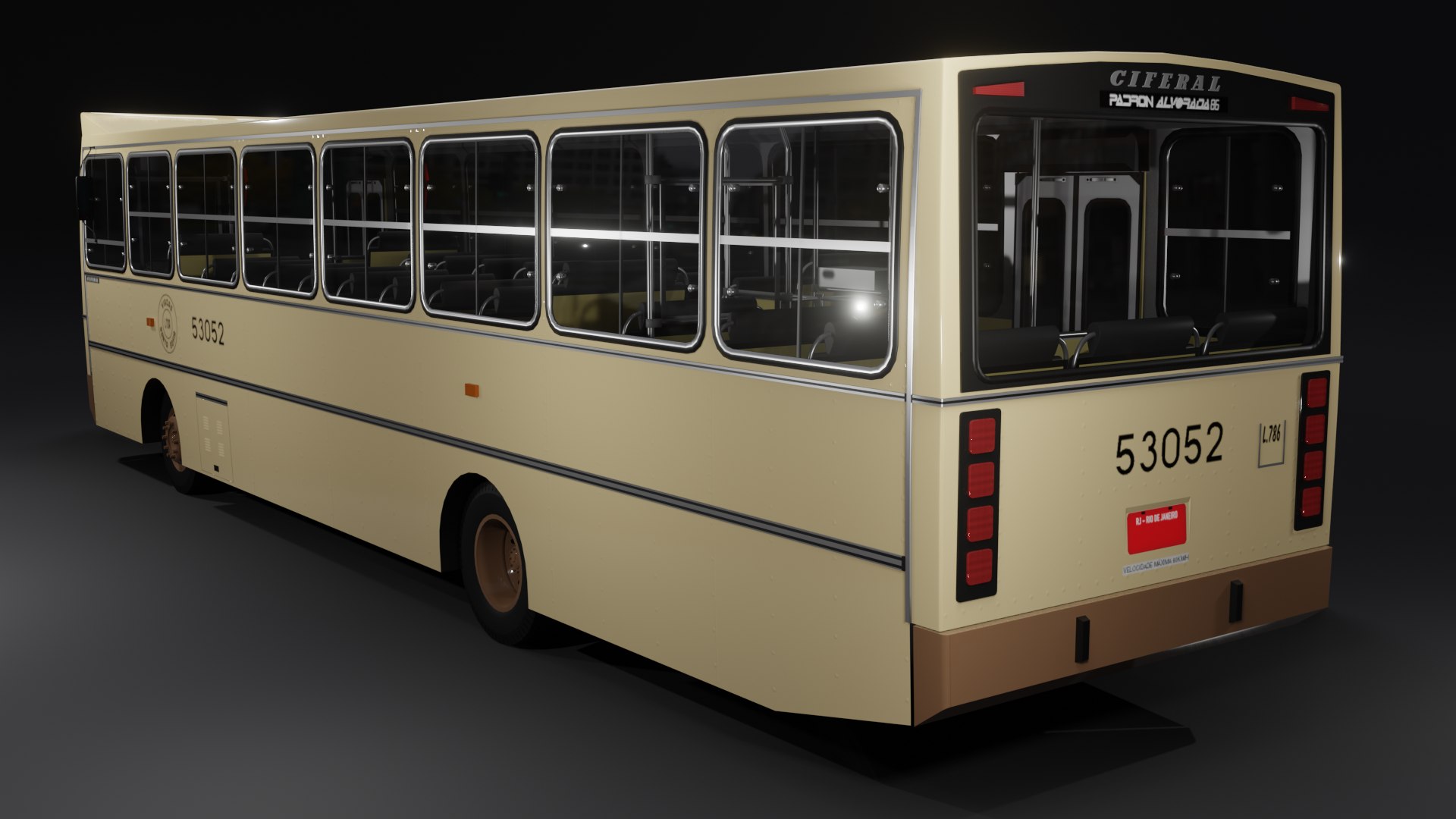 3D Ciferal Padron Alvorada 86 MB 1313 Santa Sofia model - TurboSquid ...