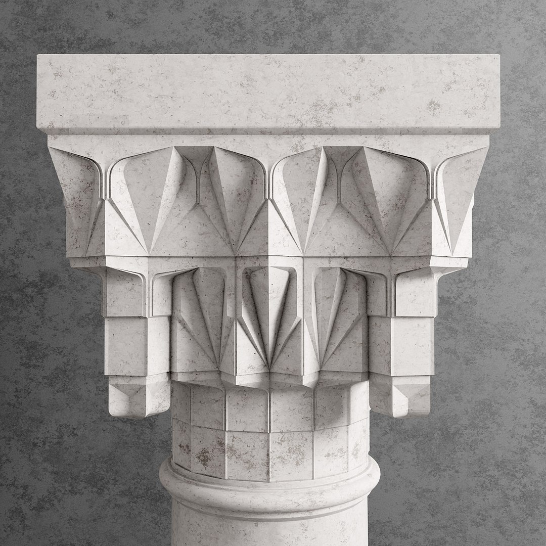 Islamic Column 3d Model