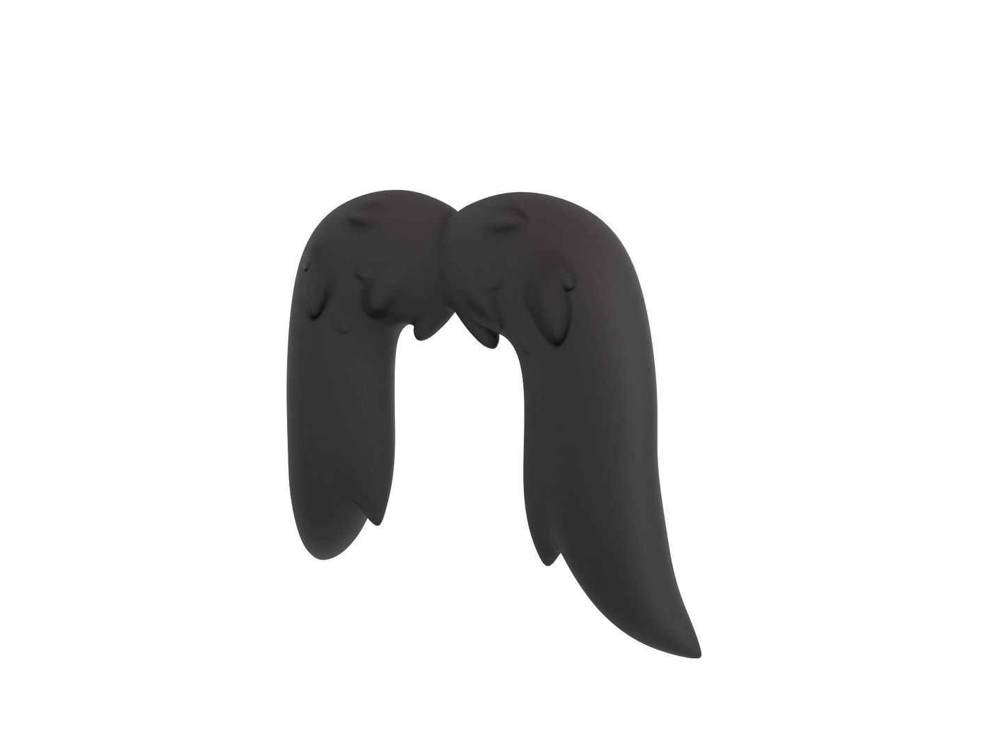 3D Mustache Hair Model - TurboSquid 1536988