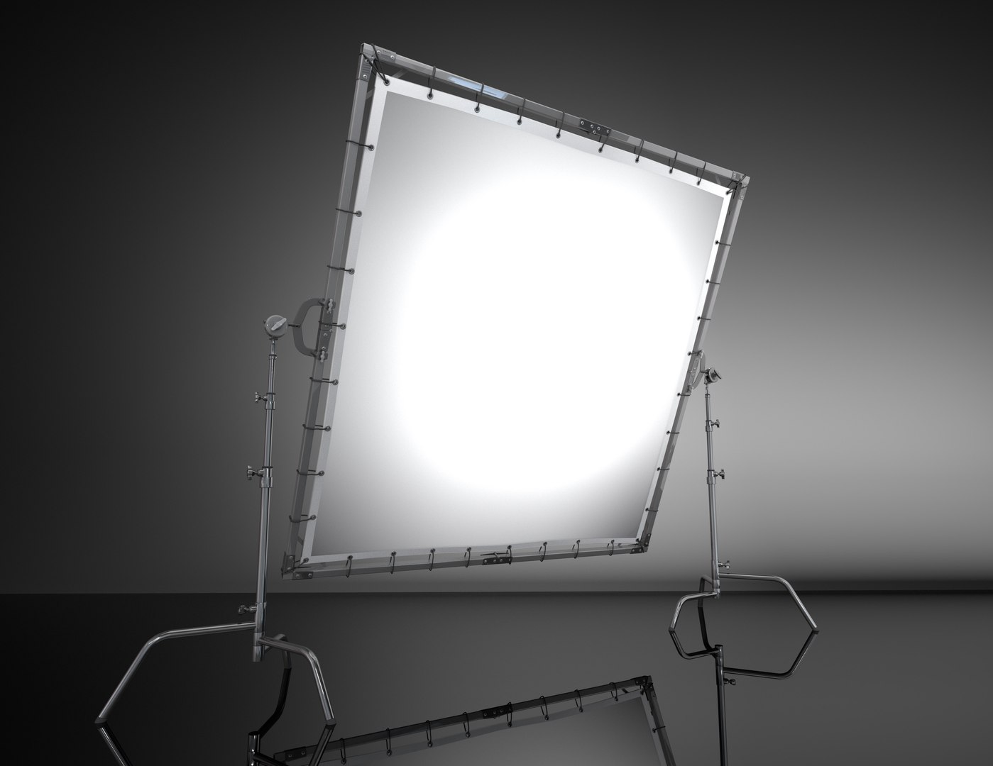 3D Model Large Scrim Butterfly Sunbounce Diffuser Silk Screen Frame ...