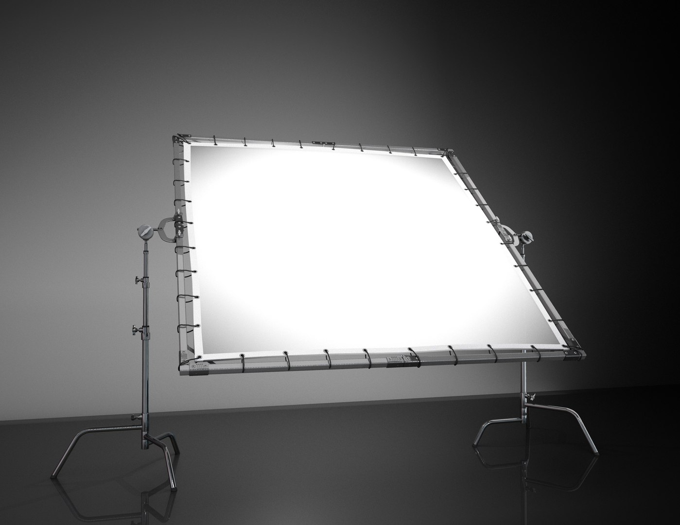 3D Model Large Scrim Butterfly Sunbounce Diffuser Silk Screen Frame ...