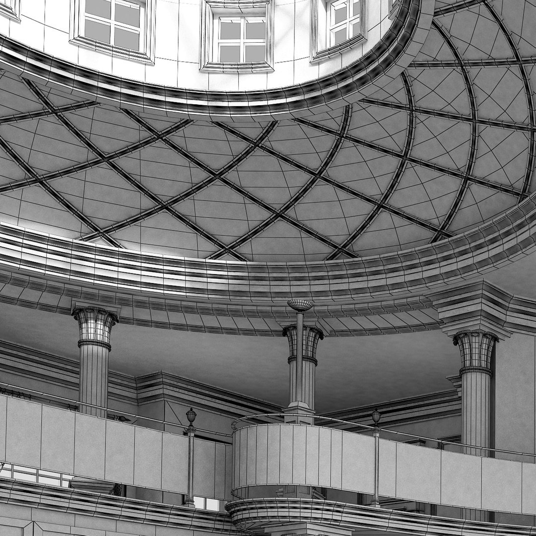 3d Classic Interior Model