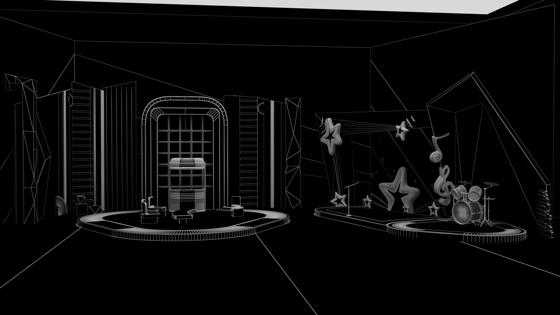 3D Child Tv Studio Design - TurboSquid 1764800