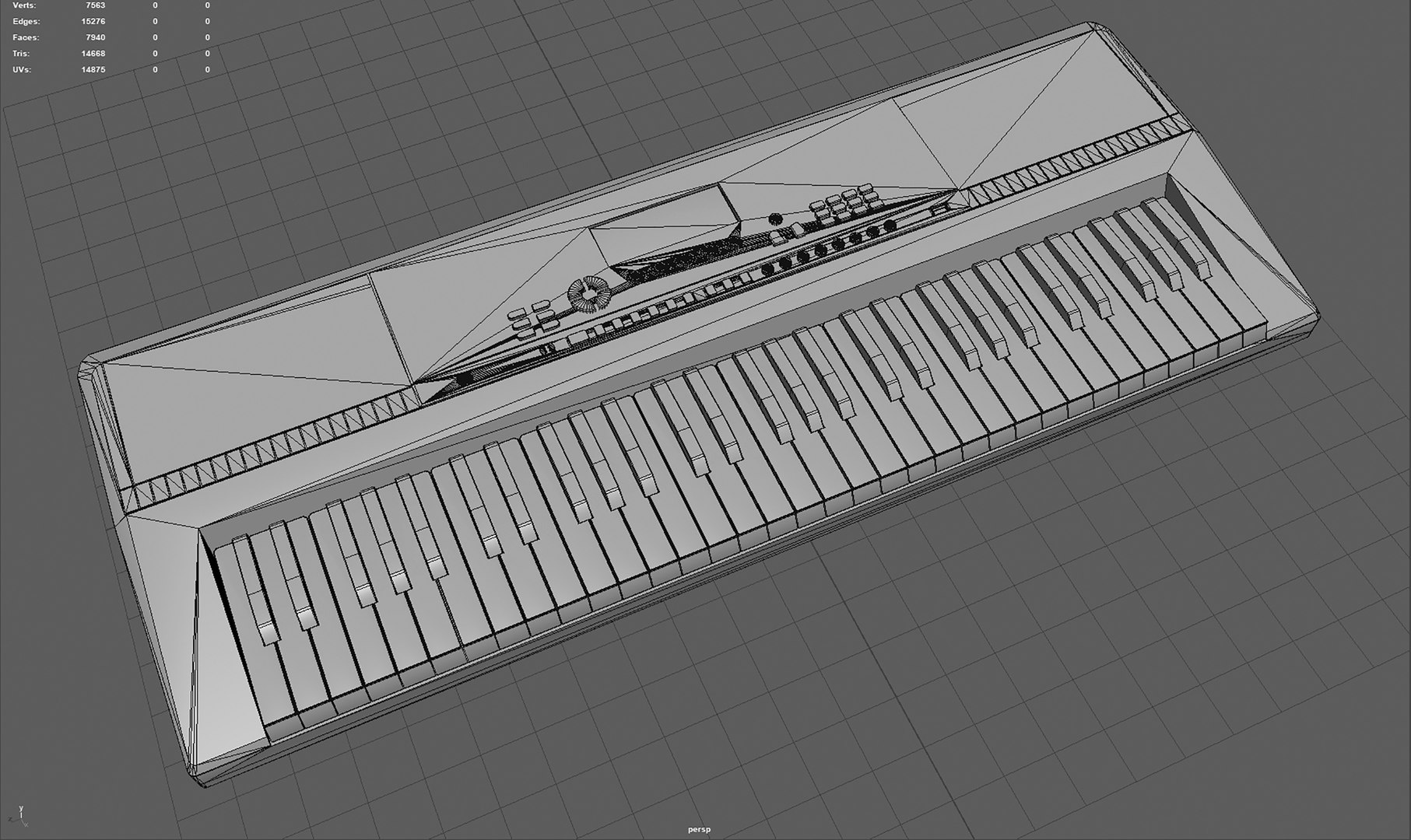 3D Portable Keyboard Key Model - TurboSquid 1704034