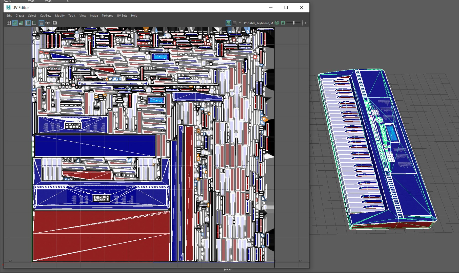 3D Portable Keyboard Key Model - TurboSquid 1704034