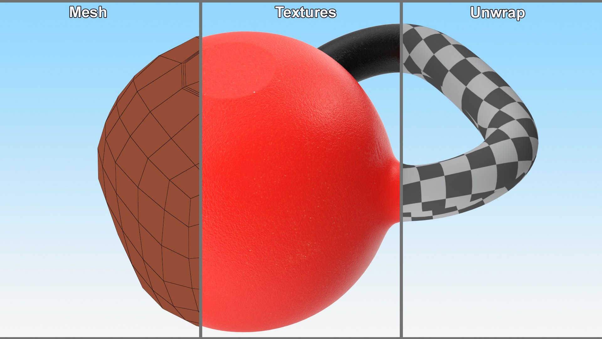 3D Fitness Kettlebell model - TurboSquid 2167809