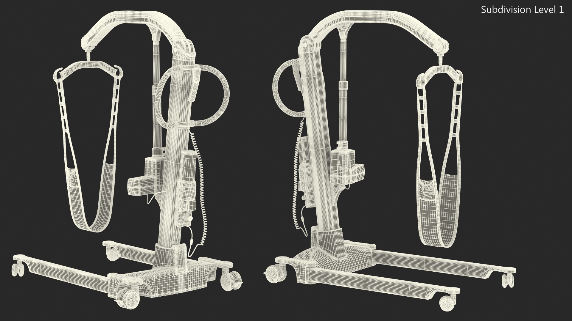 Patient Lift Leg Holder 3D Model - TurboSquid 1657397