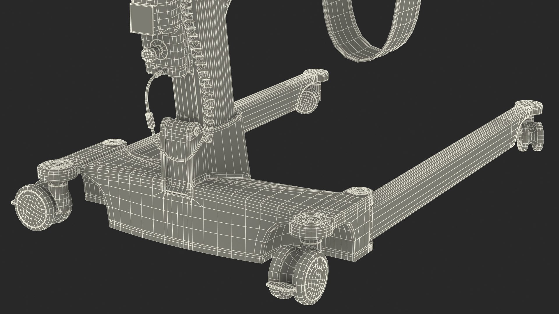 Patient Lift Leg Holder 3D Model - TurboSquid 1657397