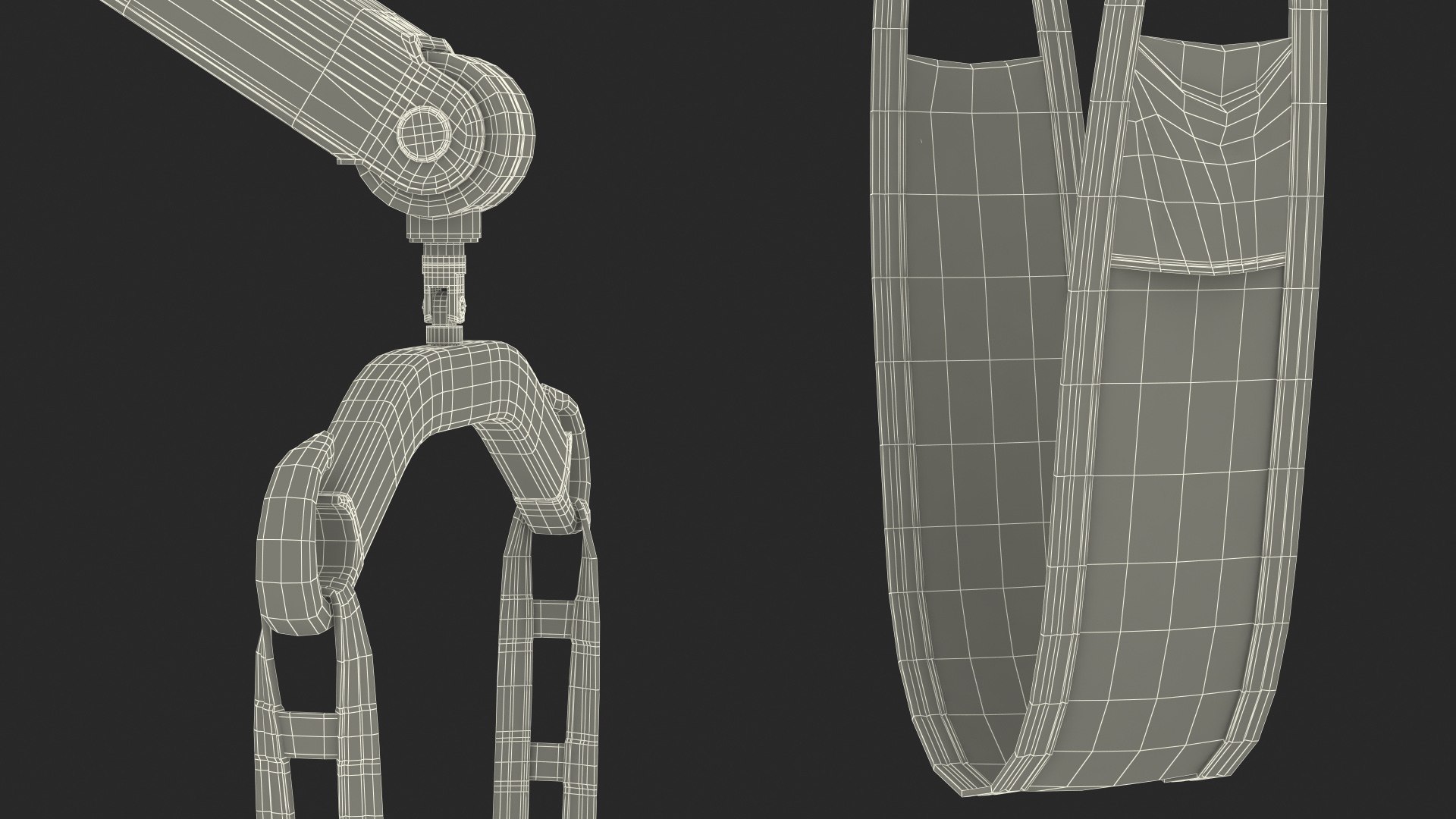 Patient Lift Leg Holder 3D Model - TurboSquid 1657397