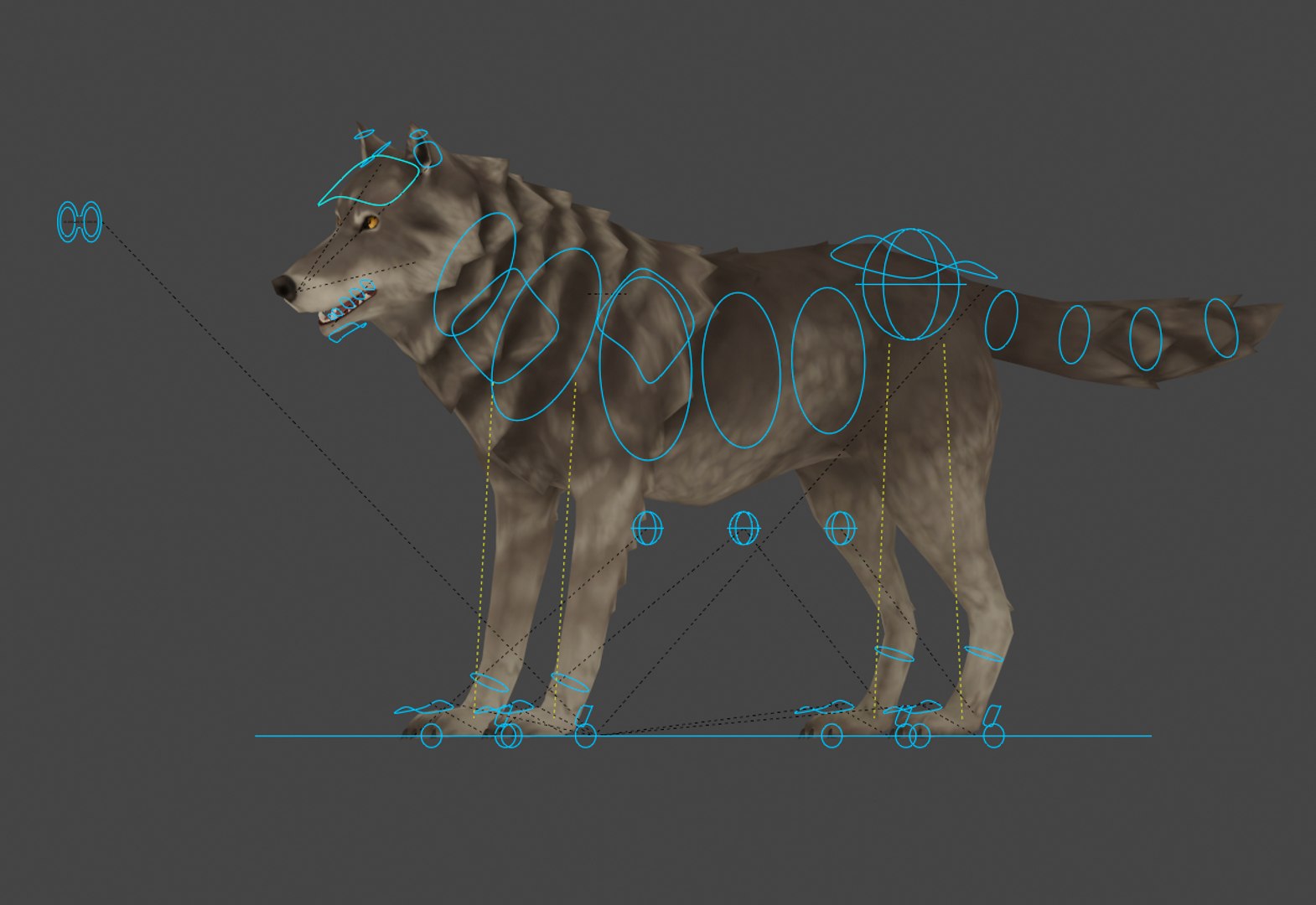 Wolf - Stylized Animals Pack Model - TurboSquid 1941213