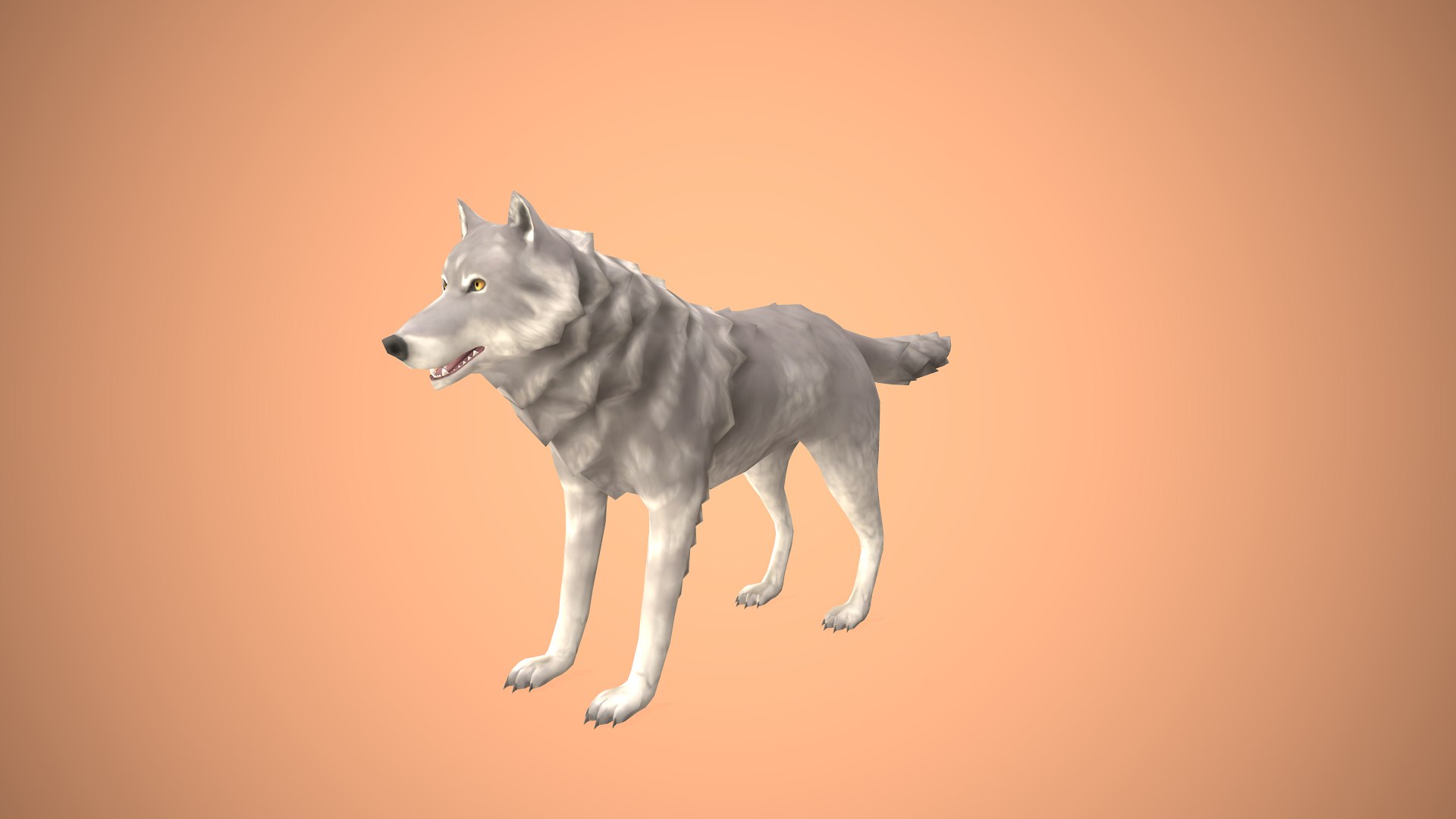 Wolf - Stylized Animals Pack Model - TurboSquid 1941213