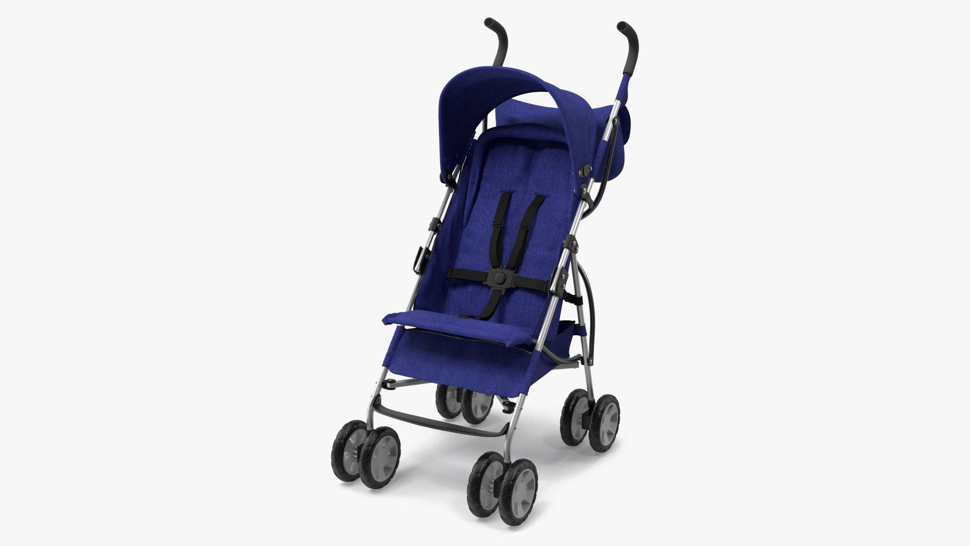 Portable Folding Baby Stroller With Bag 3D Model - TurboSquid 2146920