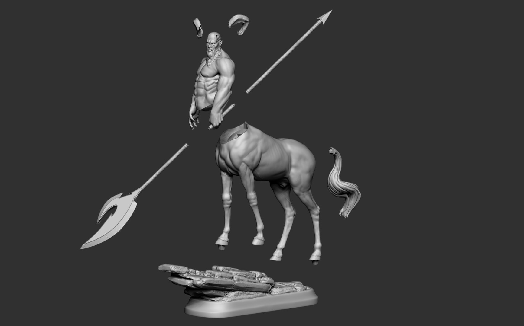 3D Centaur Model - TurboSquid 1884109