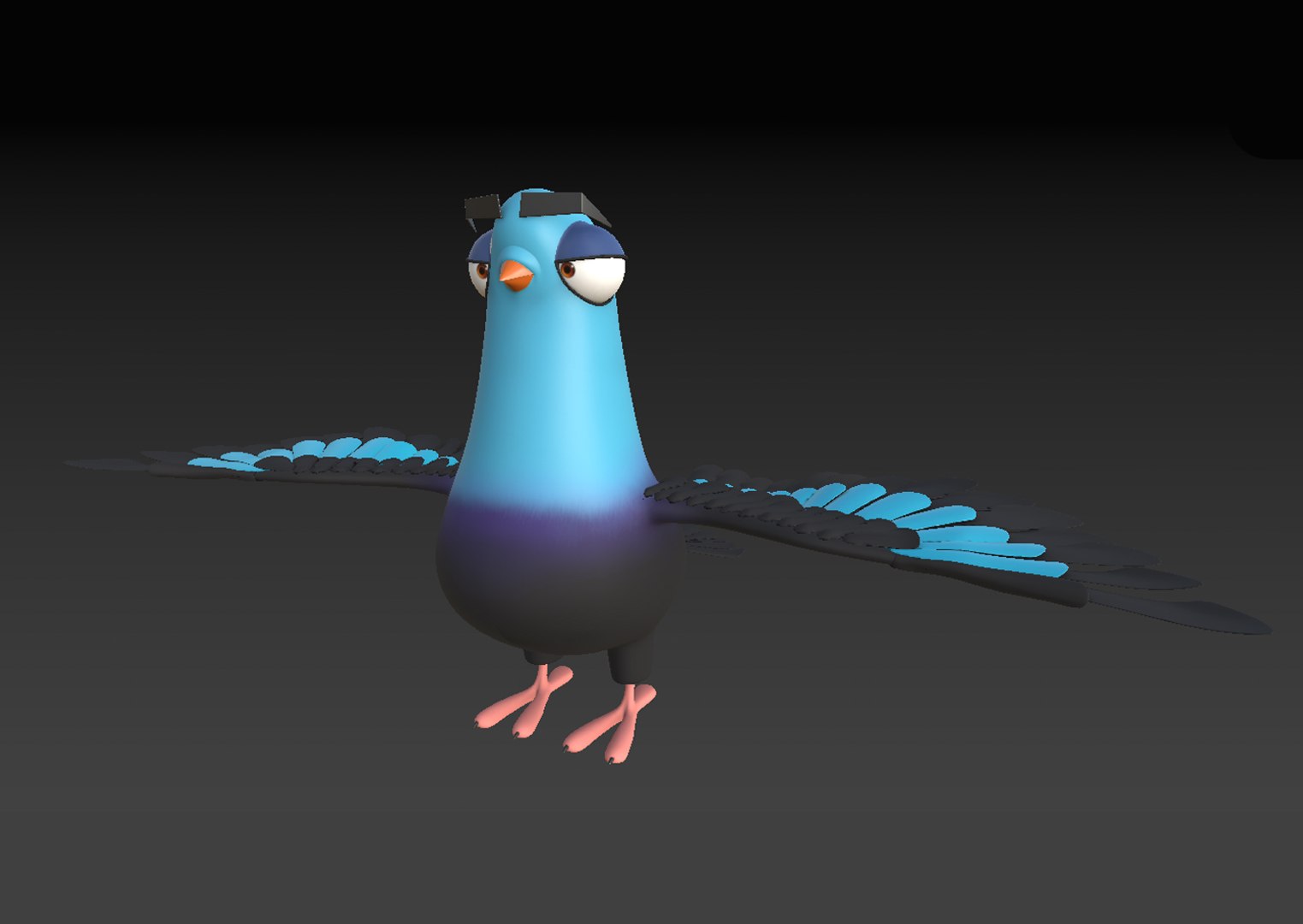 Pigeon cartoon 3D model - TurboSquid 1995781
