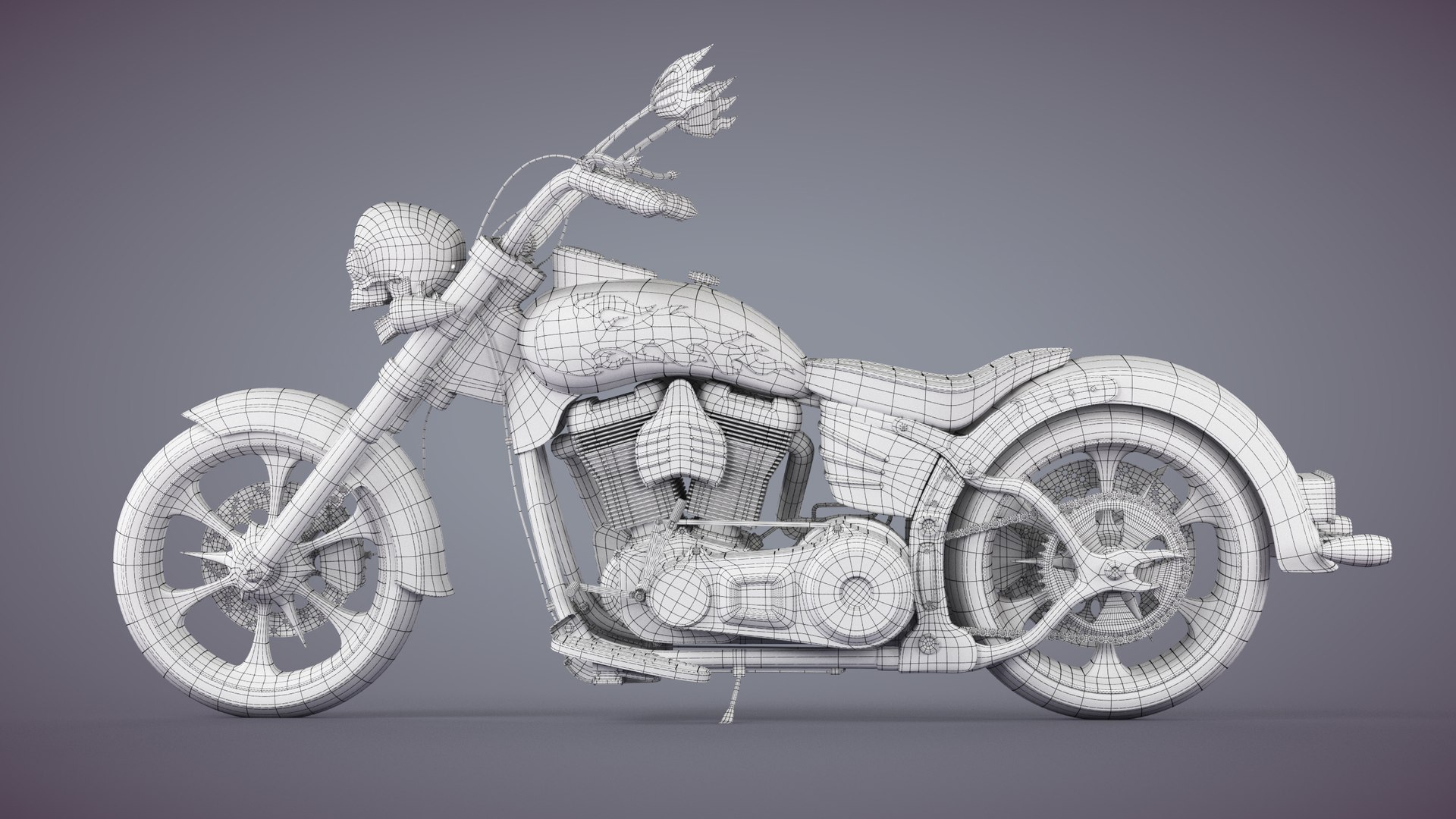 Rigged Concept Moto Motorcycle 3D Model - TurboSquid 1506778