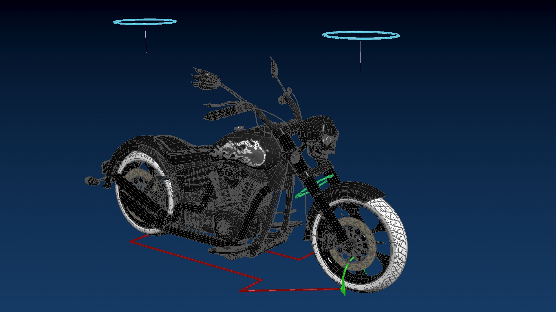 Rigged Concept Moto Motorcycle 3D Model - TurboSquid 1506778