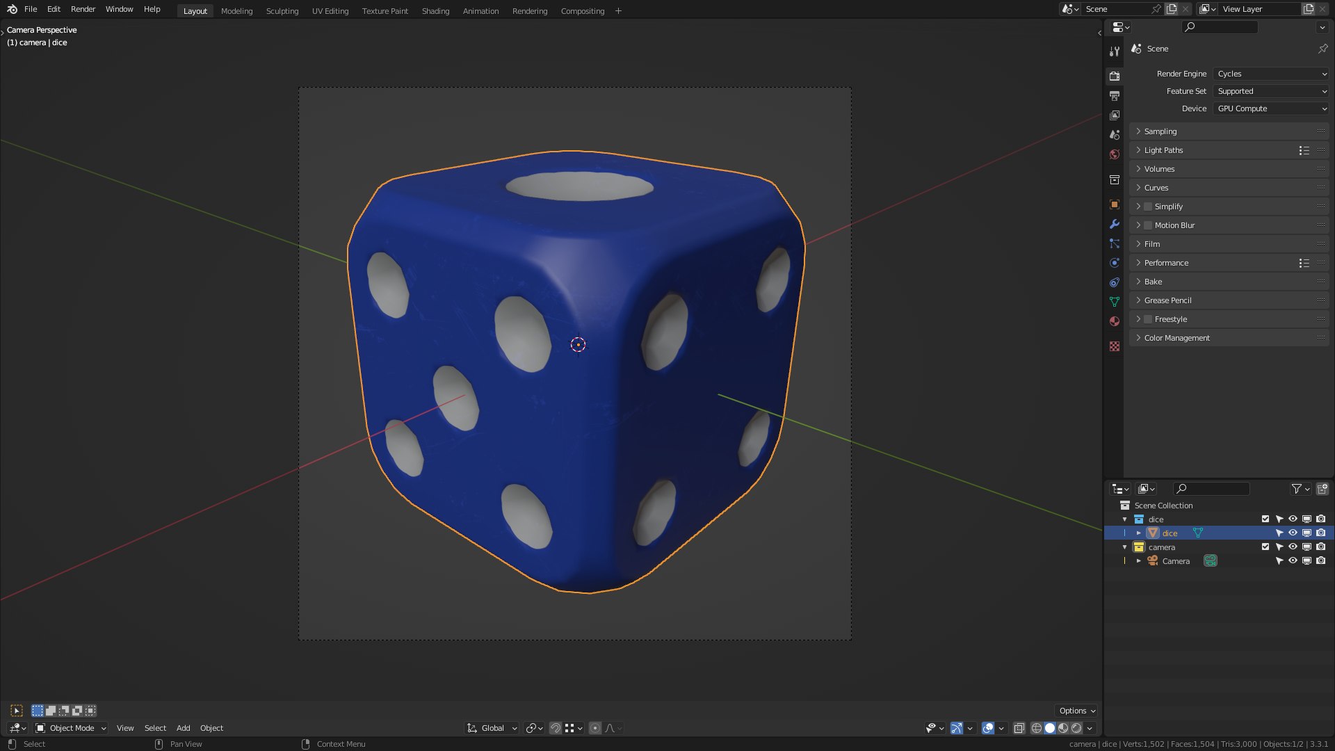 Dice Model - TurboSquid 1973132